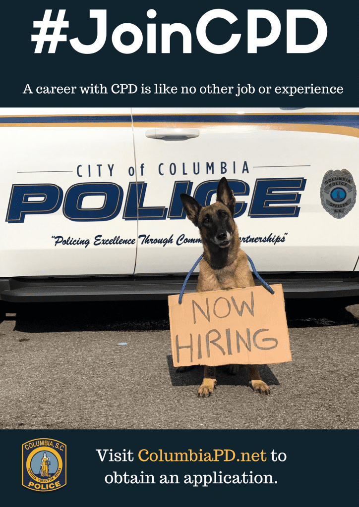 CPD Recruiting posters – City of Columbia Police Department