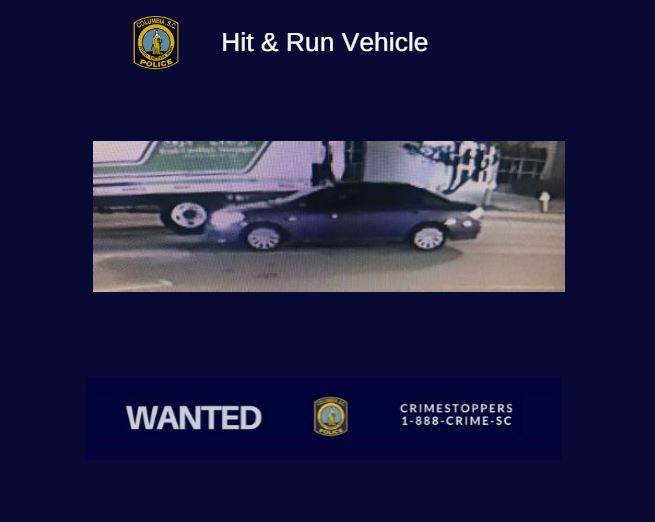 Crimestoppers | Hit and Run Investigation – City of Columbia Police ...