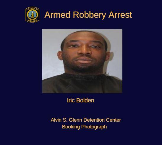 Armed Robbery Suspect Arrested – City of Columbia Police Department